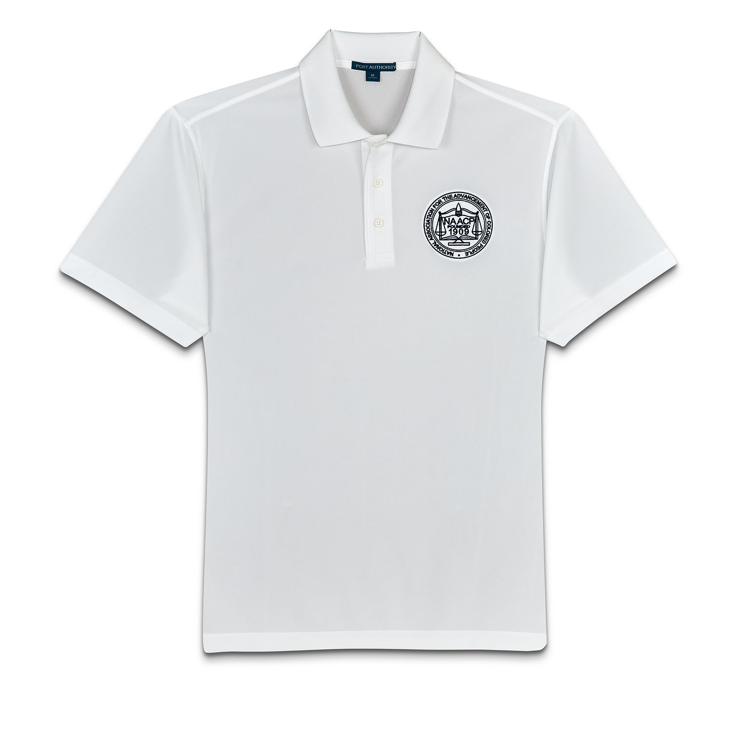 Dry Zone Polo with Embroidered Seal – NAACP Store